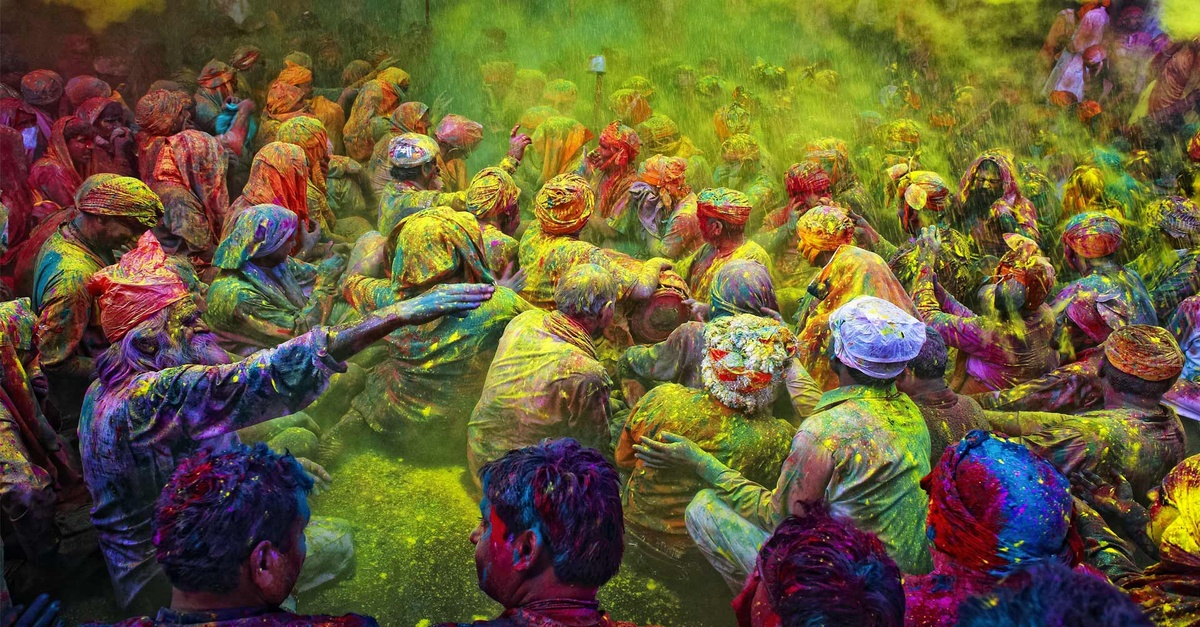 El Holi, la gran fiesta de los colores en la India